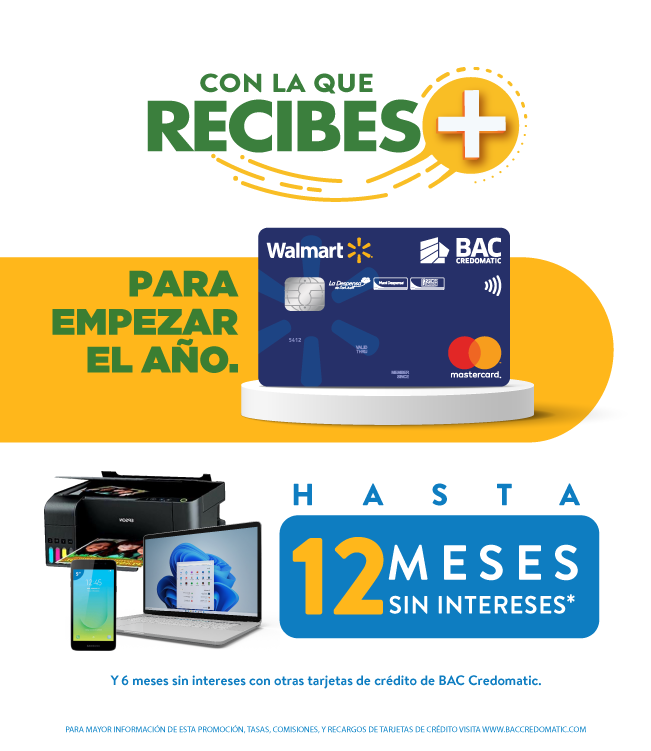 Walmart Dorada Mastercard | BAC Credomatic