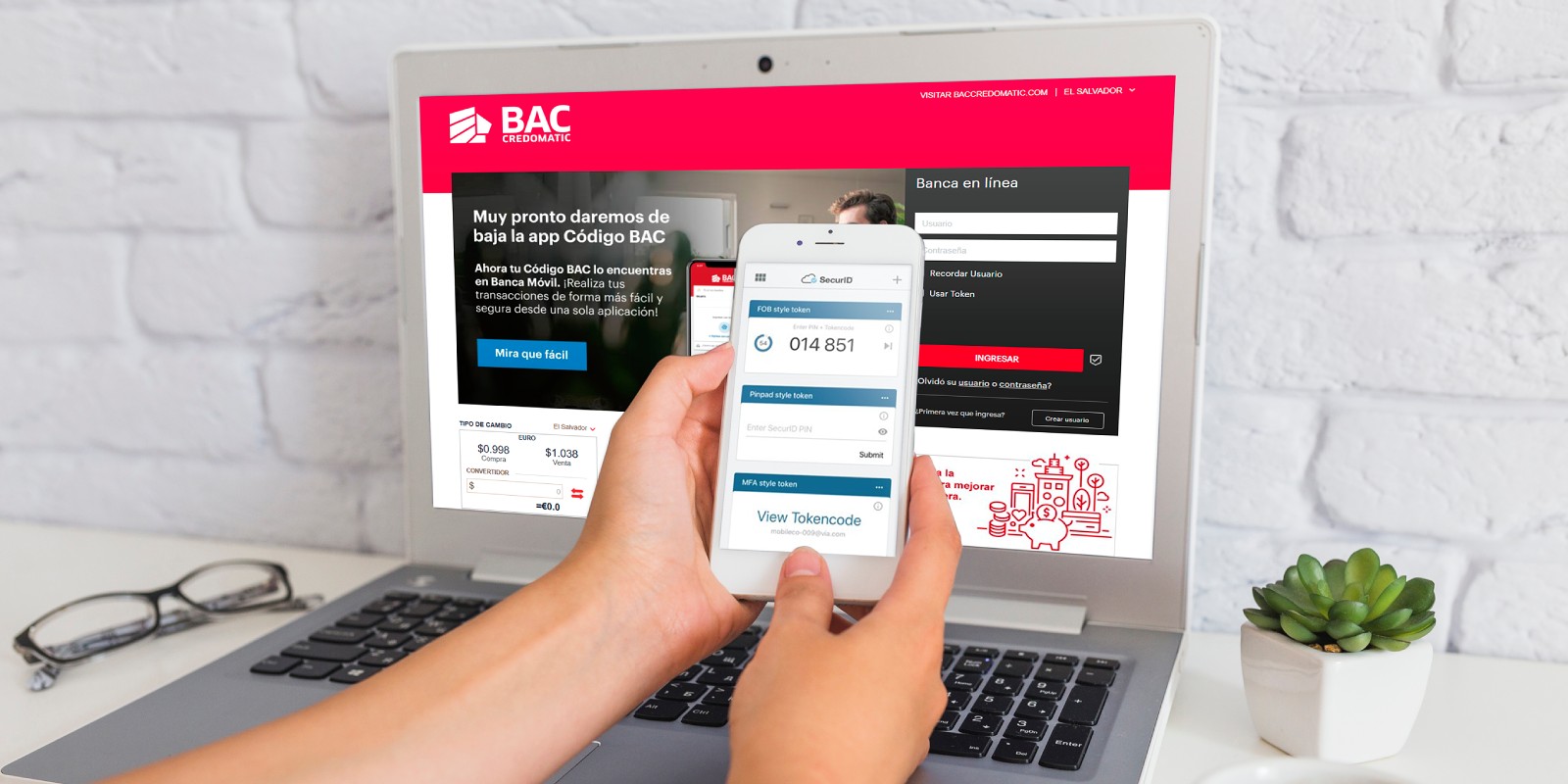 Renovación de token digital | BAC Credomatic