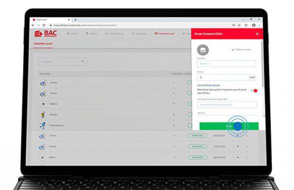 Compra Click en Minutos | BAC Credomatic