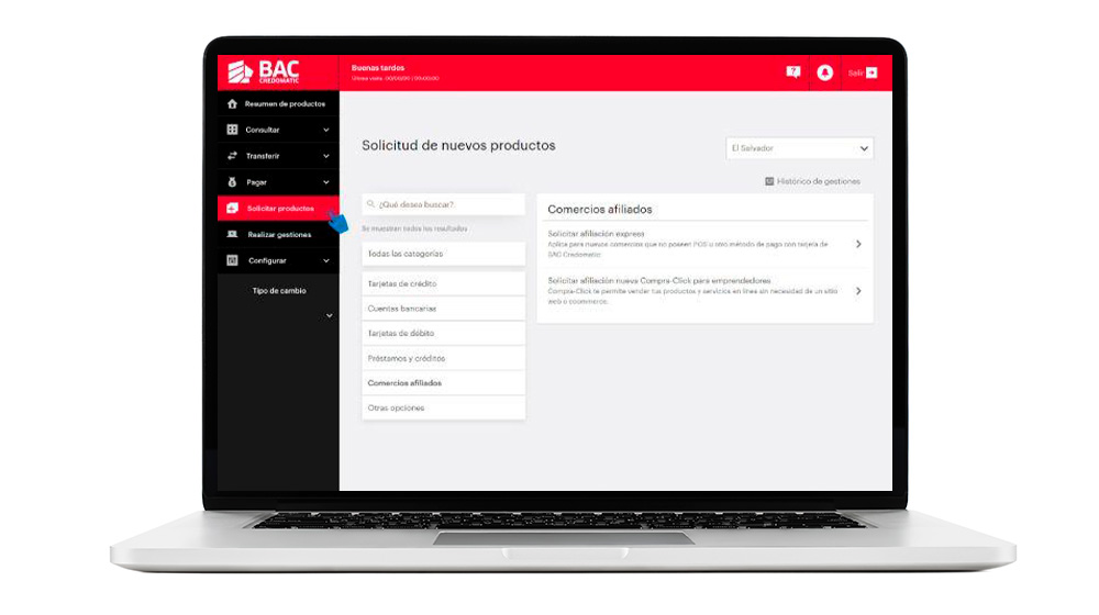 Compra Click en Minutos | BAC Credomatic