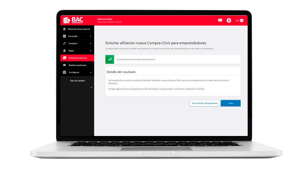 Compra Click en Minutos | BAC Credomatic