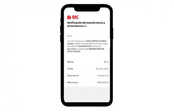 Transferencias entre bancos | BAC Credomatic