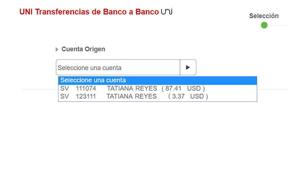 Transferencias entre bancos | BAC Credomatic