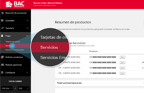 Tutoriales Pagos | BAC Credomatic