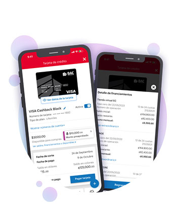 Versión 5.30 de Banca Móvil | BAC Credomatic