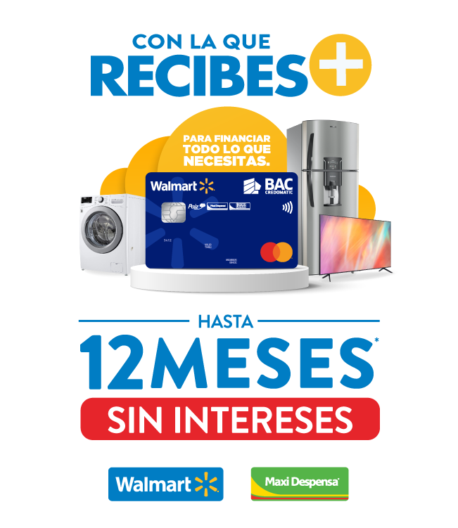 Tarjeta Walmart Mastercard Gold | BAC Credomatic