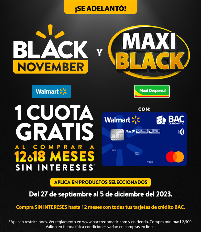 Tarjeta Walmart Mastercard Gold | BAC Credomatic