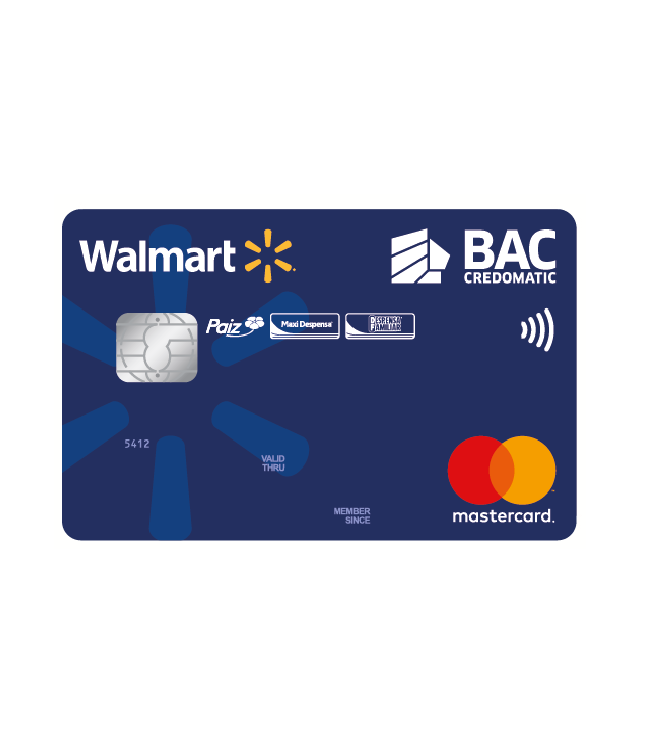 Tarjeta Walmart Mastercard Gold | BAC Credomatic