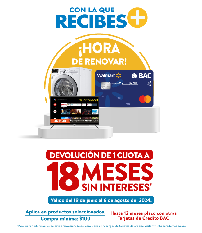 Tarjeta Walmart Clásica Mastercard | BAC Credomatic