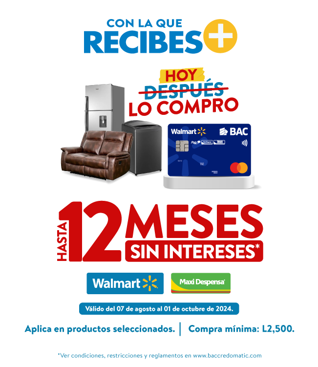 Tarjeta Walmart Platinum | BAC Credomatic