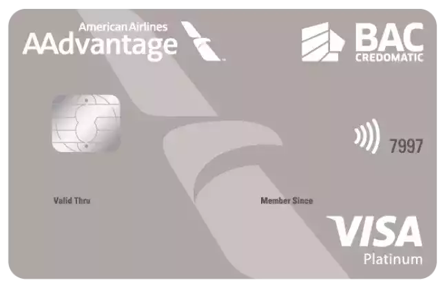 Tarjeta AAdvantage Platinum VISA | BAC Credomatic