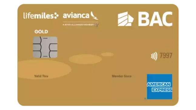 Tarjeta LifeMiles Gold AMEX Honduras | BAC Credomatic